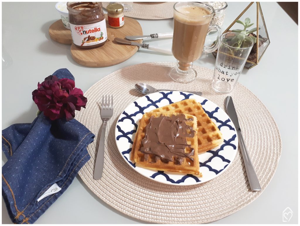 Receita waffle - Casa das Amigas