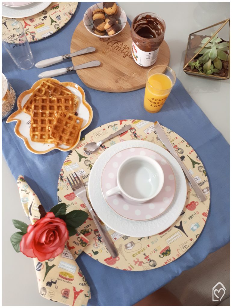 Receita waffle - Casa das Amigas