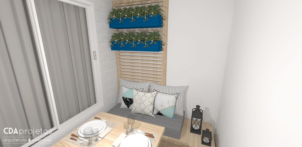 Varanda pra receber os amigos | CDA Projetos - Casa das Amigas