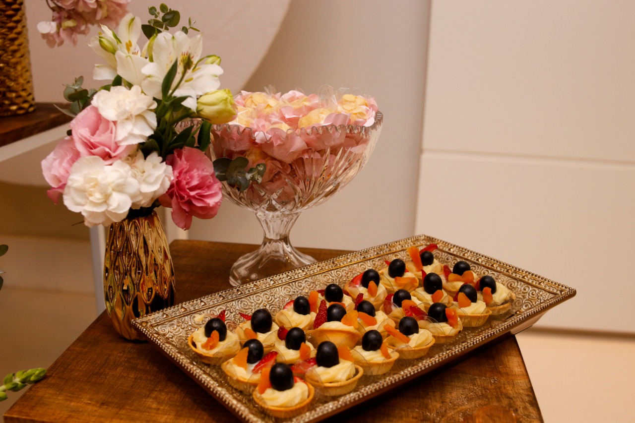 Festa em tons de rosa - Casa das Amigas